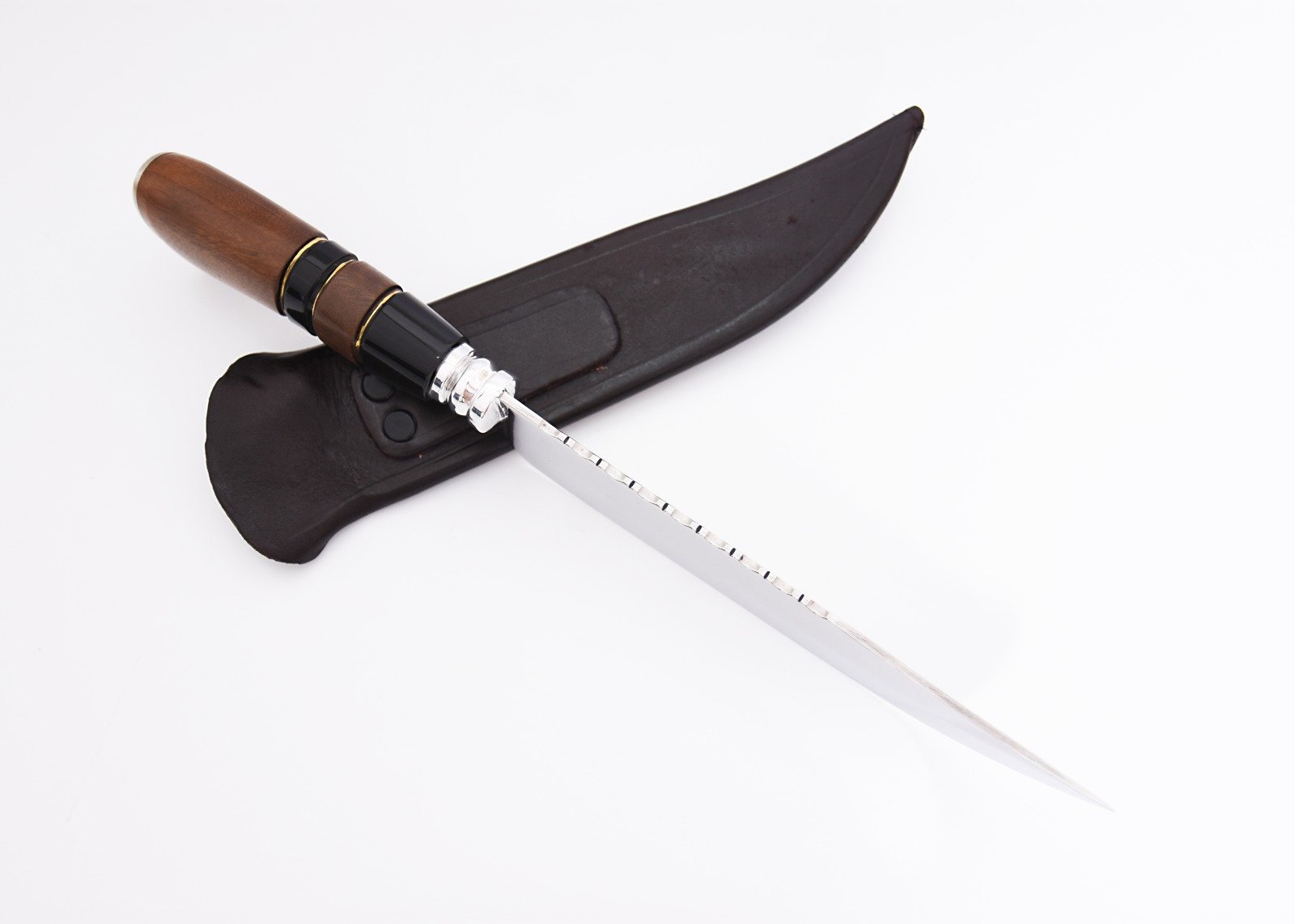 Faca de Inox de 7" de Cabo de Madeira - Faca & Artes Chapeco